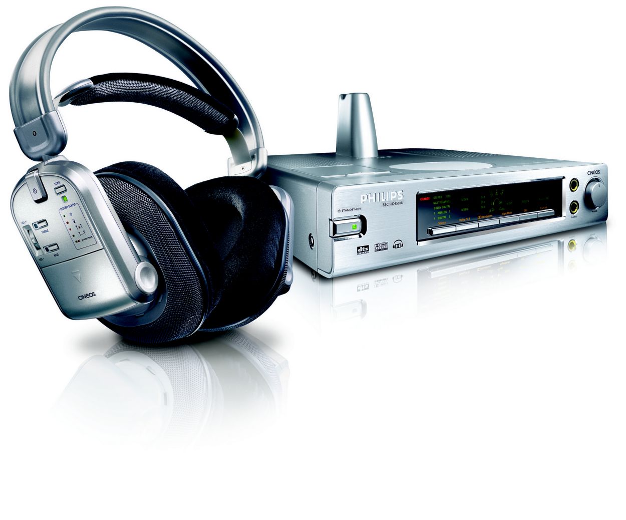 Casque sans fil numérique SBCHD1500U/00 | Philips