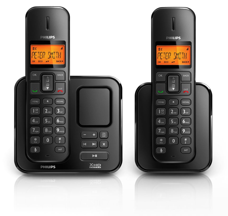 Perfect sound Cordless phone with answering machine SE1752B/05 | Philips