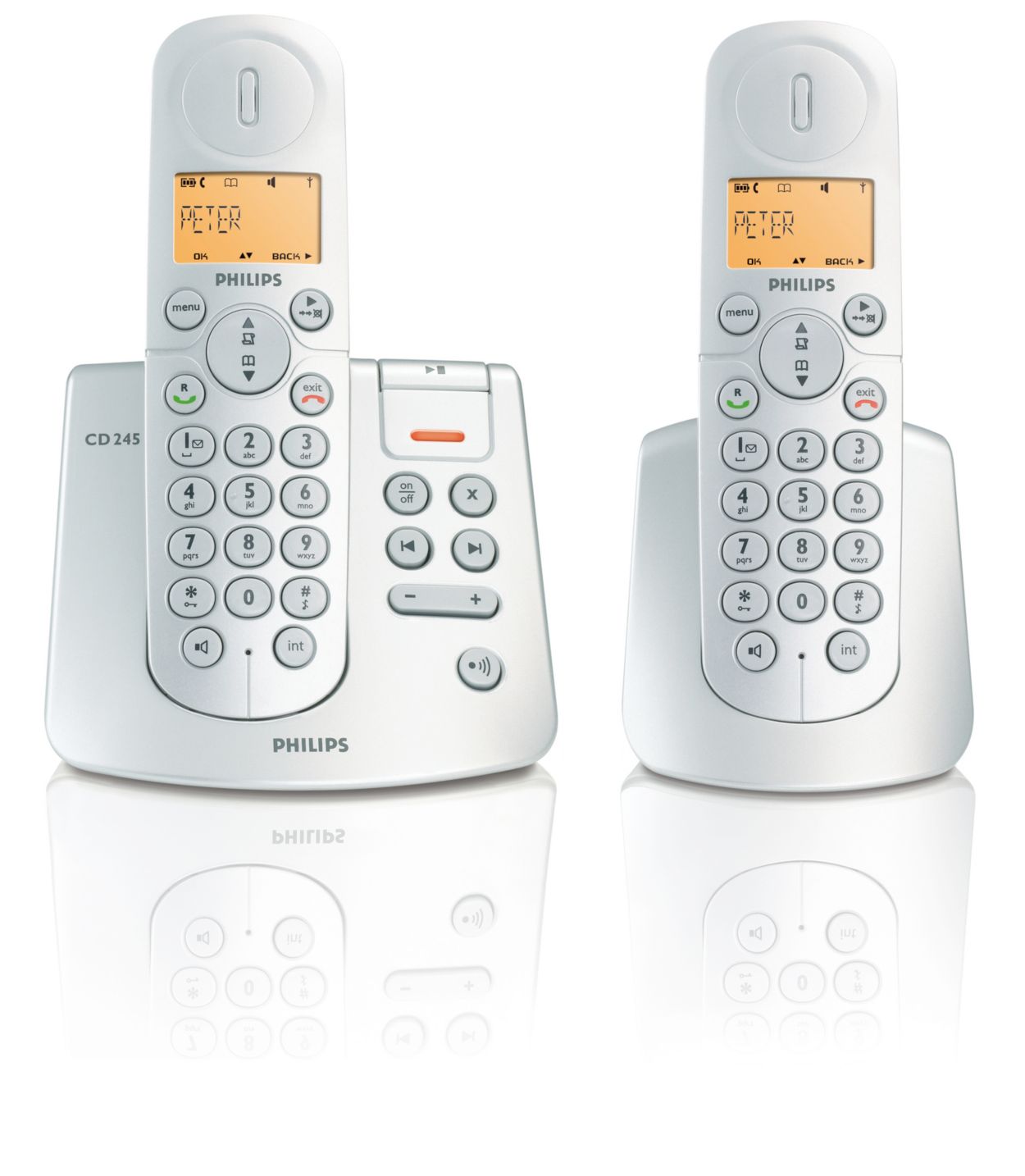 Cordless phone answer machine SE2452S/05 | Philips