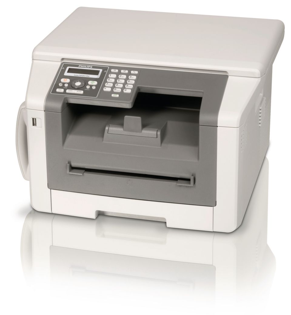 Laserfax med skrivare och telefon SFF6135D/PNB | Philips