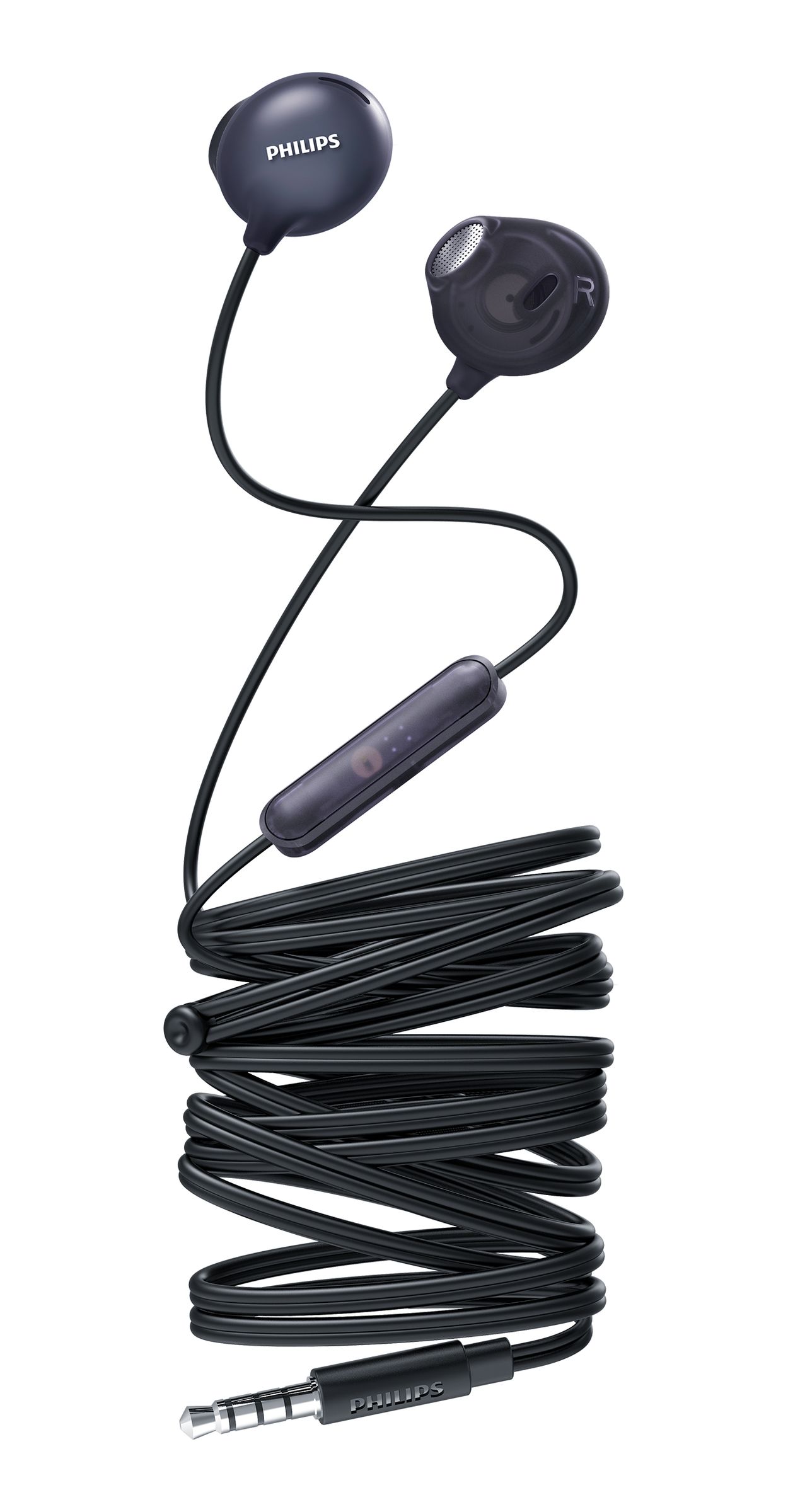 Earbud headphones with mic SHE2305BK/00 | Philips