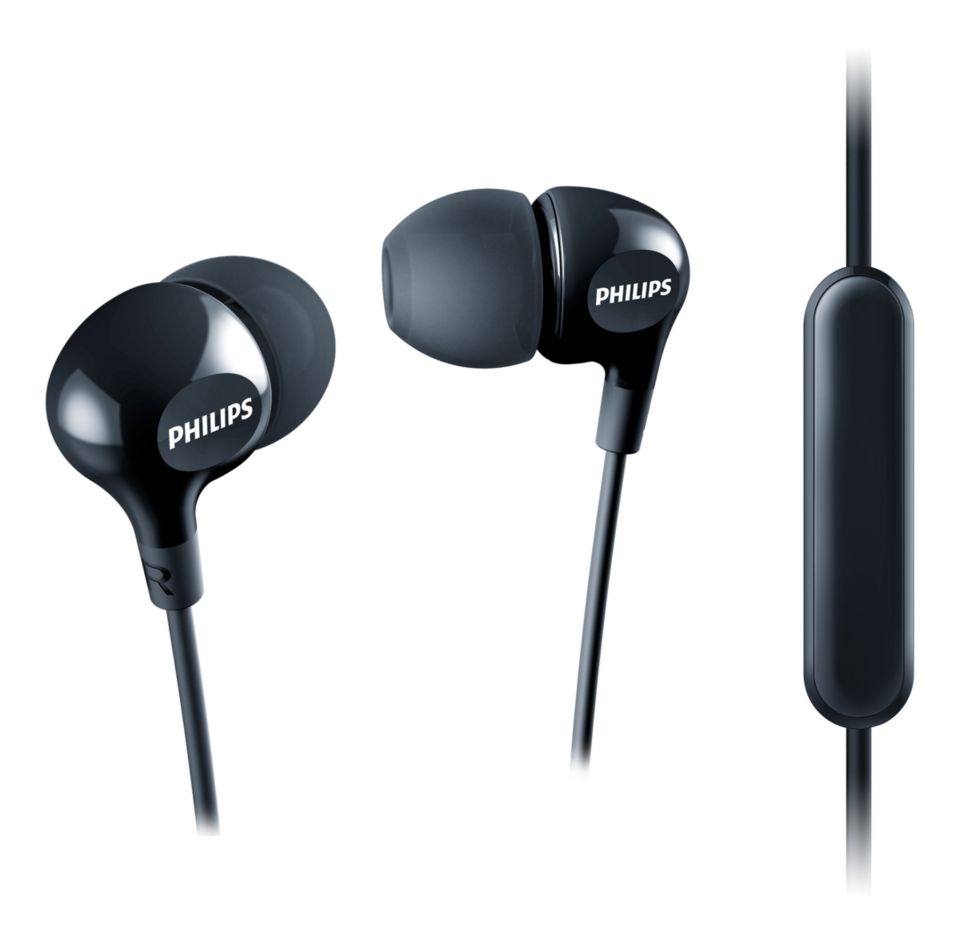 Headphones with mic SHE3555BK/00 | Philips