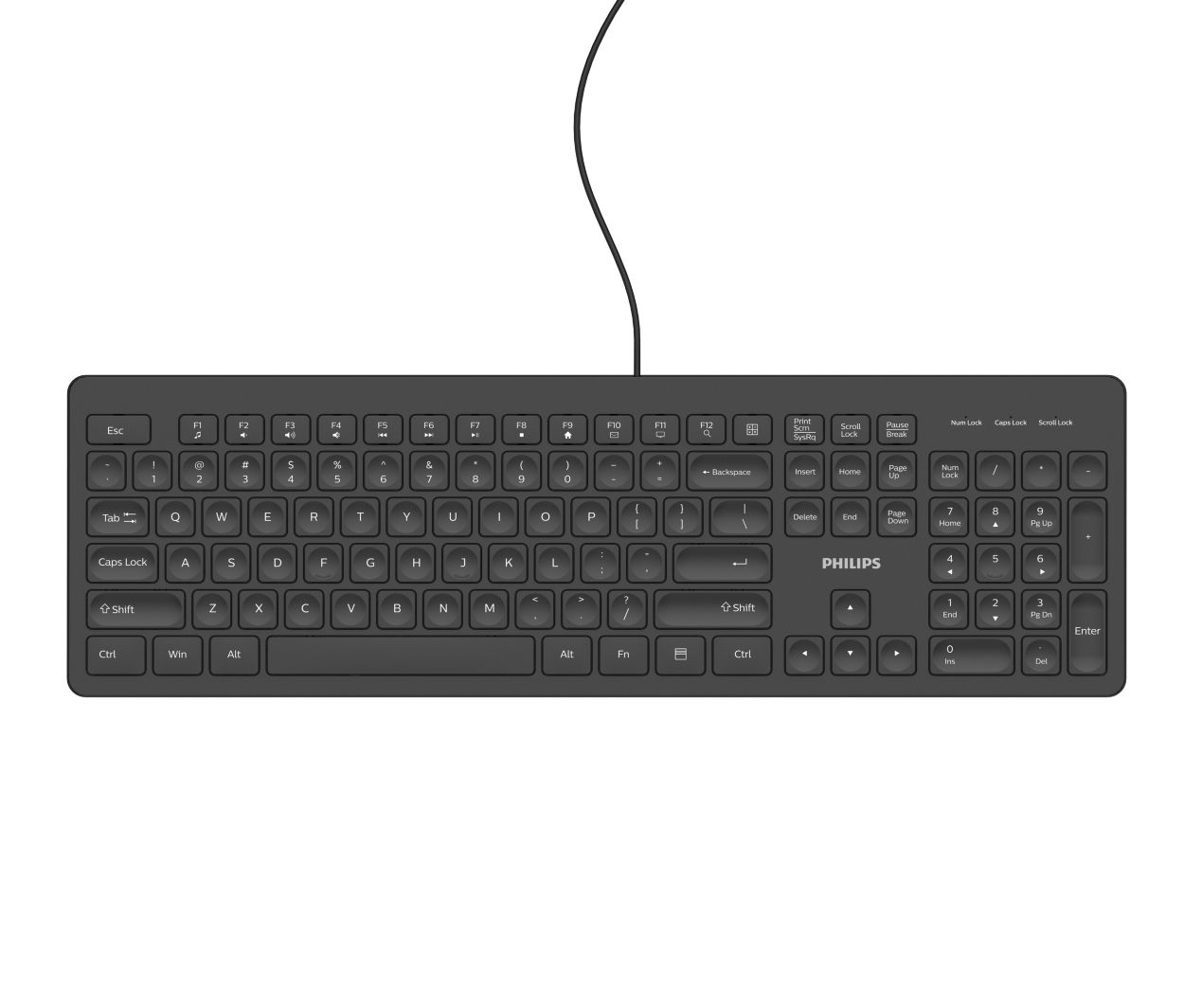 Wired keyboard SPK6208B/94 | Philips