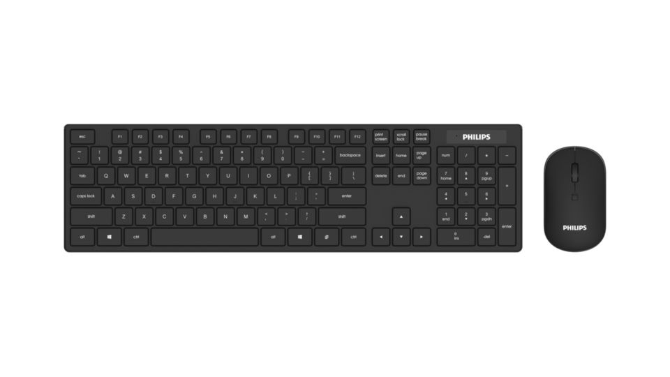 Wireless keyboard-mouse combo SPT6103B/00 | Philips