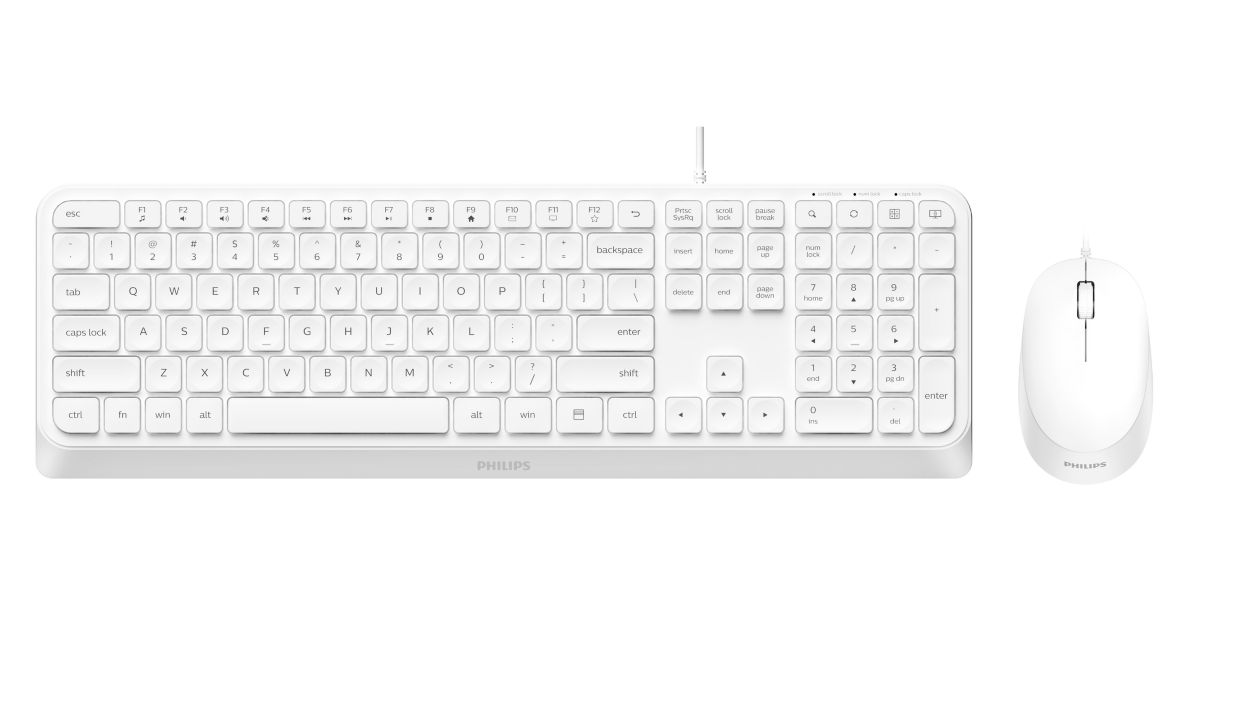 Wired keyboard-mouse combo SPT6207W/01 | Philips