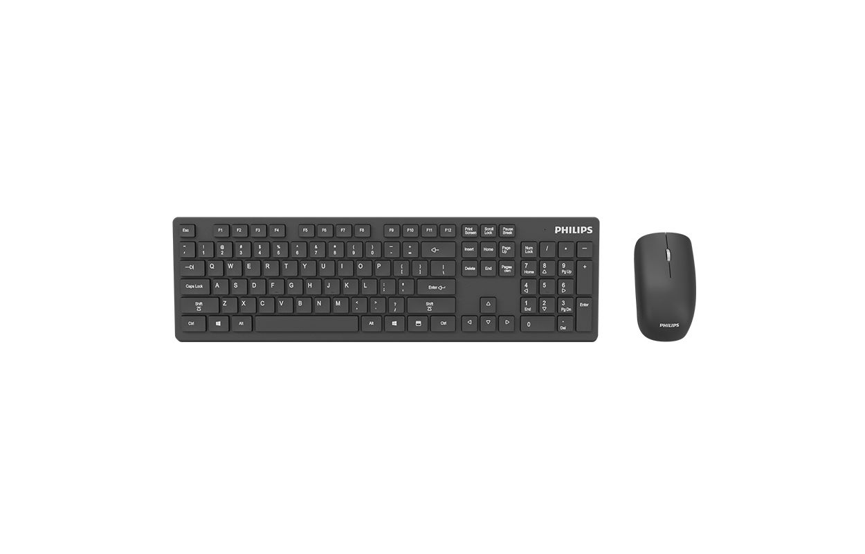 Wireless keyboard-mouse combo SPT6602B/01 | Philips