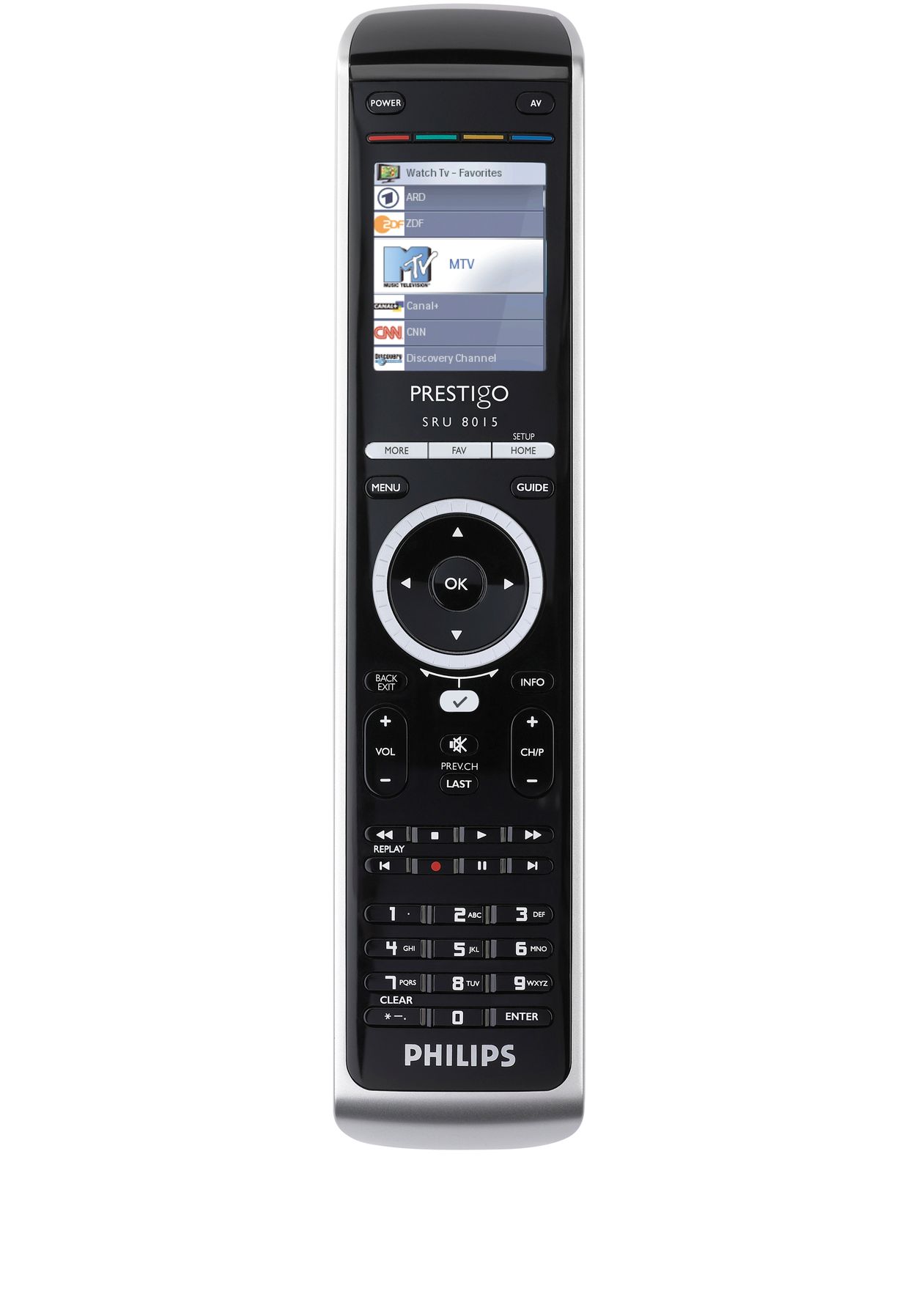 Prestigo Universal remote control SRU8015/34 | Philips