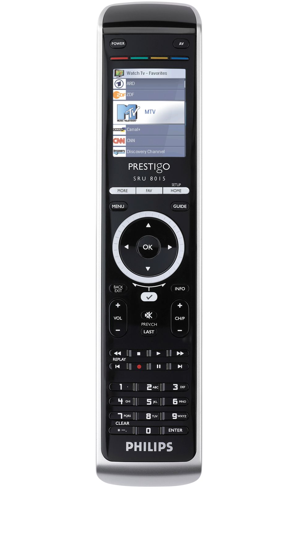 Prestigo Universal remote control SRU8015/34 | Philips