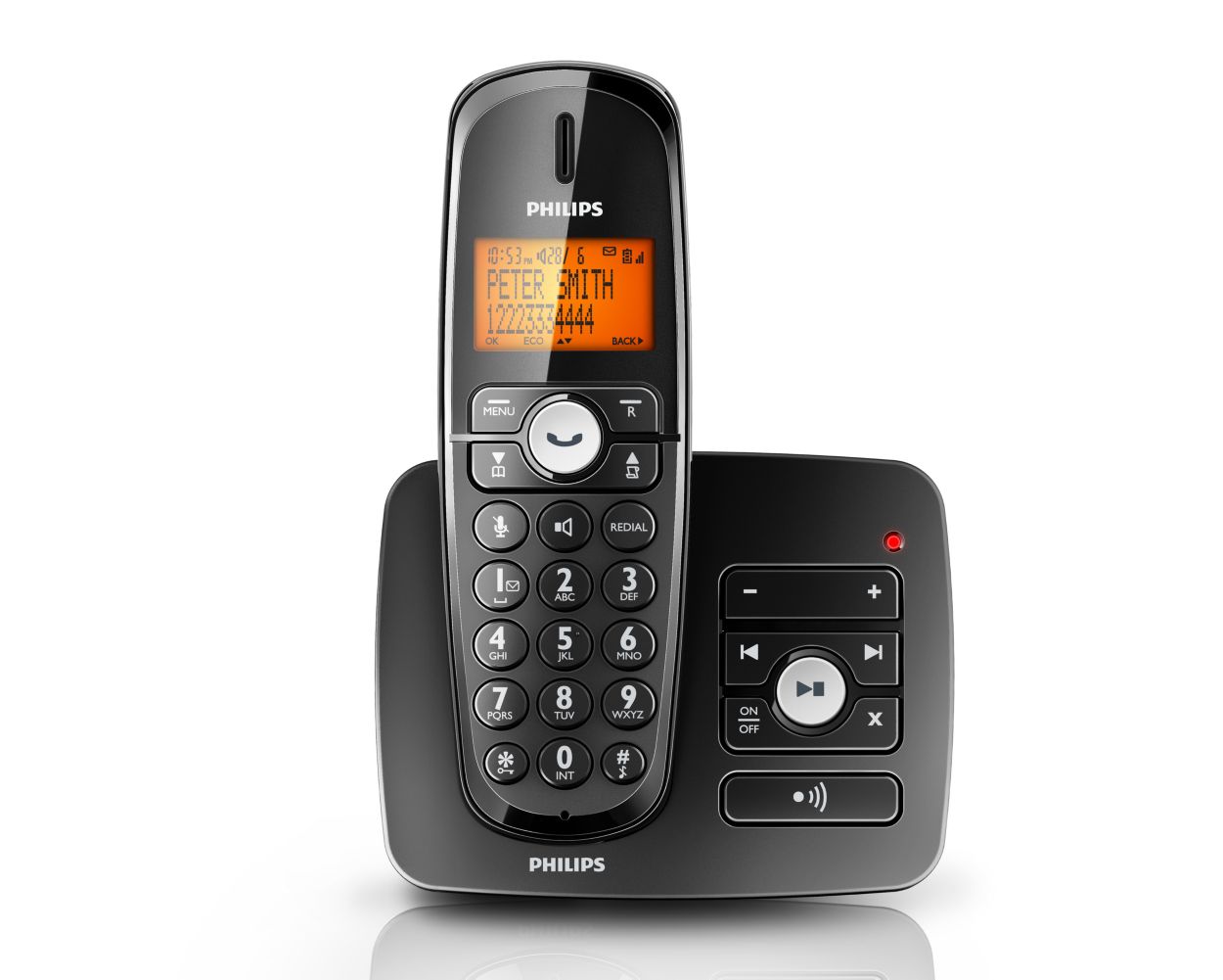 SoClear Draadloze telefoon met antwoordapparaat XL3751B/22 | Philips