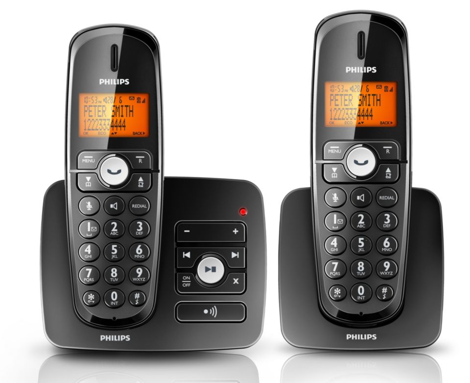 SoClear Schnurlostelefon mit Anrufbeantworter XL3752B/38 | Philips