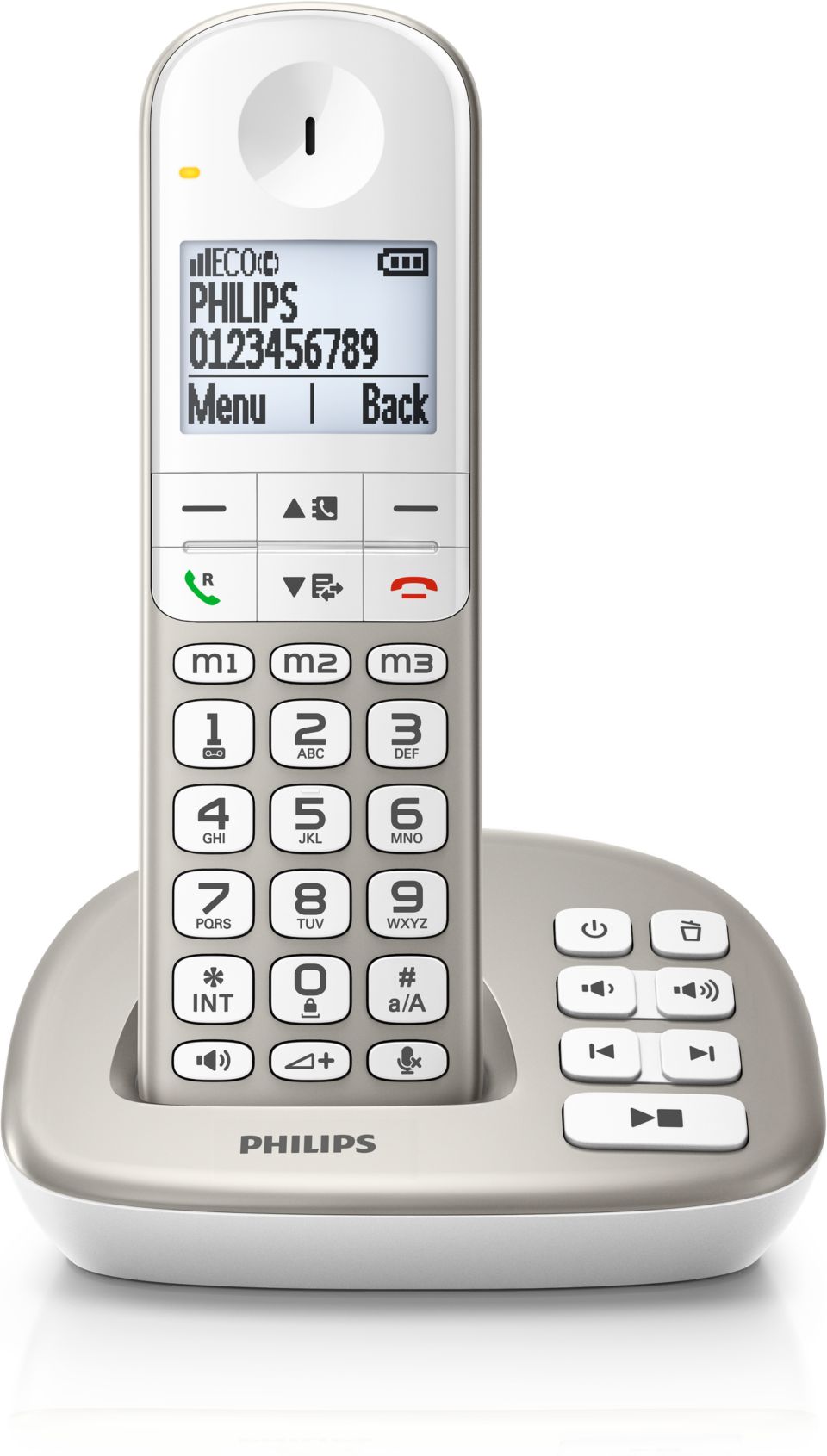 Téléphone fixe sans fil avec répondeur XL4951S/FR | Philips