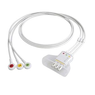 Philips - 3 lead set Snap IEC Telemetry Lead Set