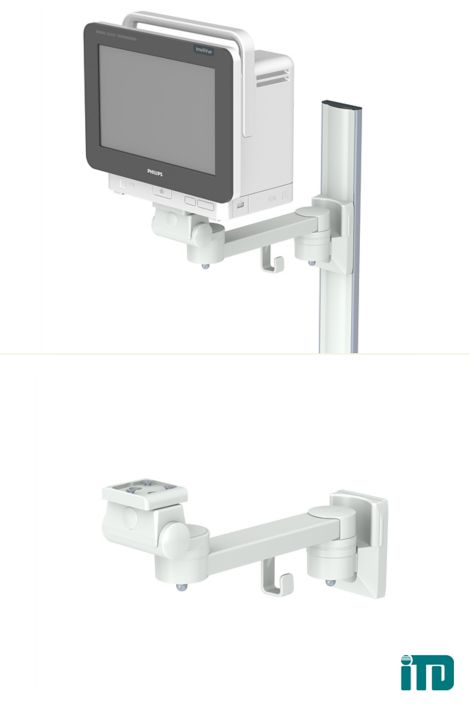IntelliVue MX500/MX550 ITD Pivot Arm Wall Mount | Philips