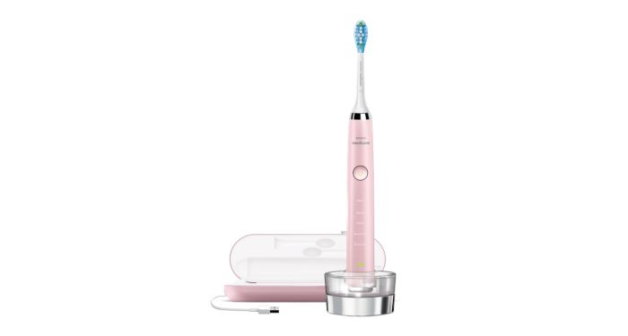 Pink Electric Toothbrush | DiamondClean | Philips