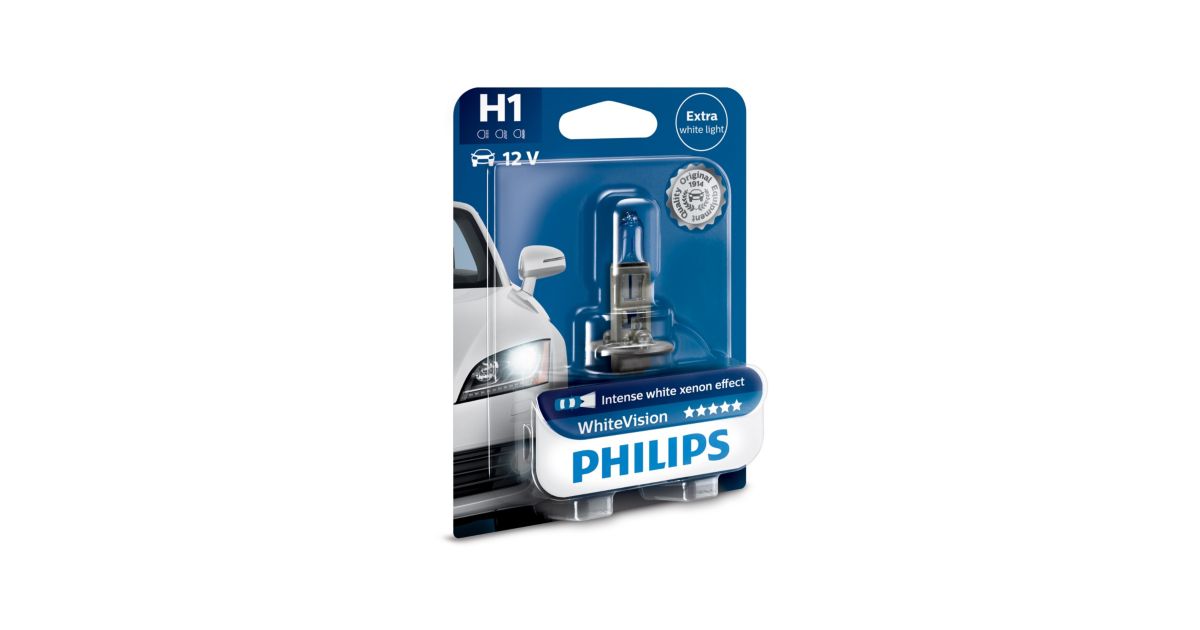 WhiteVision Headlights 12258WHVB1 | Philips