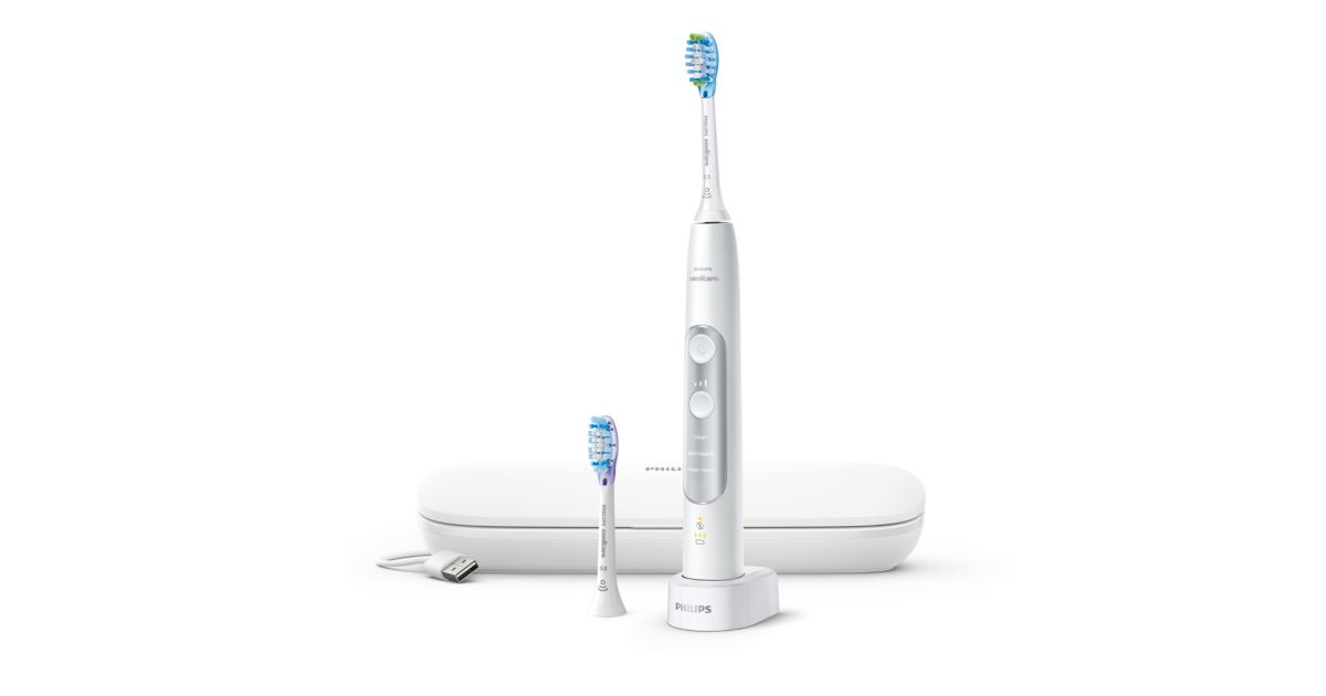 ExpertClean 7300 Sonic electric toothbrush with app HX9611/21 | Philips
