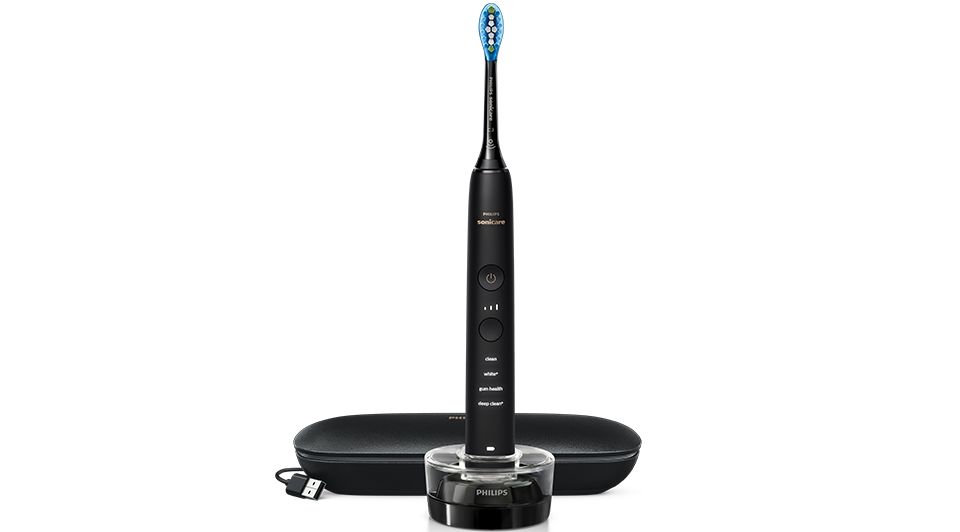 DiamondClean 9000 Sonic electric toothbrush with accessories HX9911/39 ...