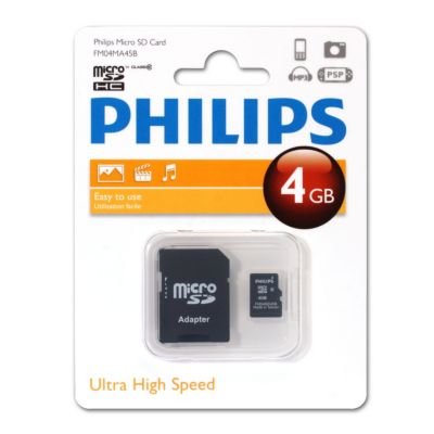 Micro SD cards FM04MA45B/97 | Philips