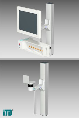 Philips - IntelliVue MP90 Flatscreen ITD Wall Mounts