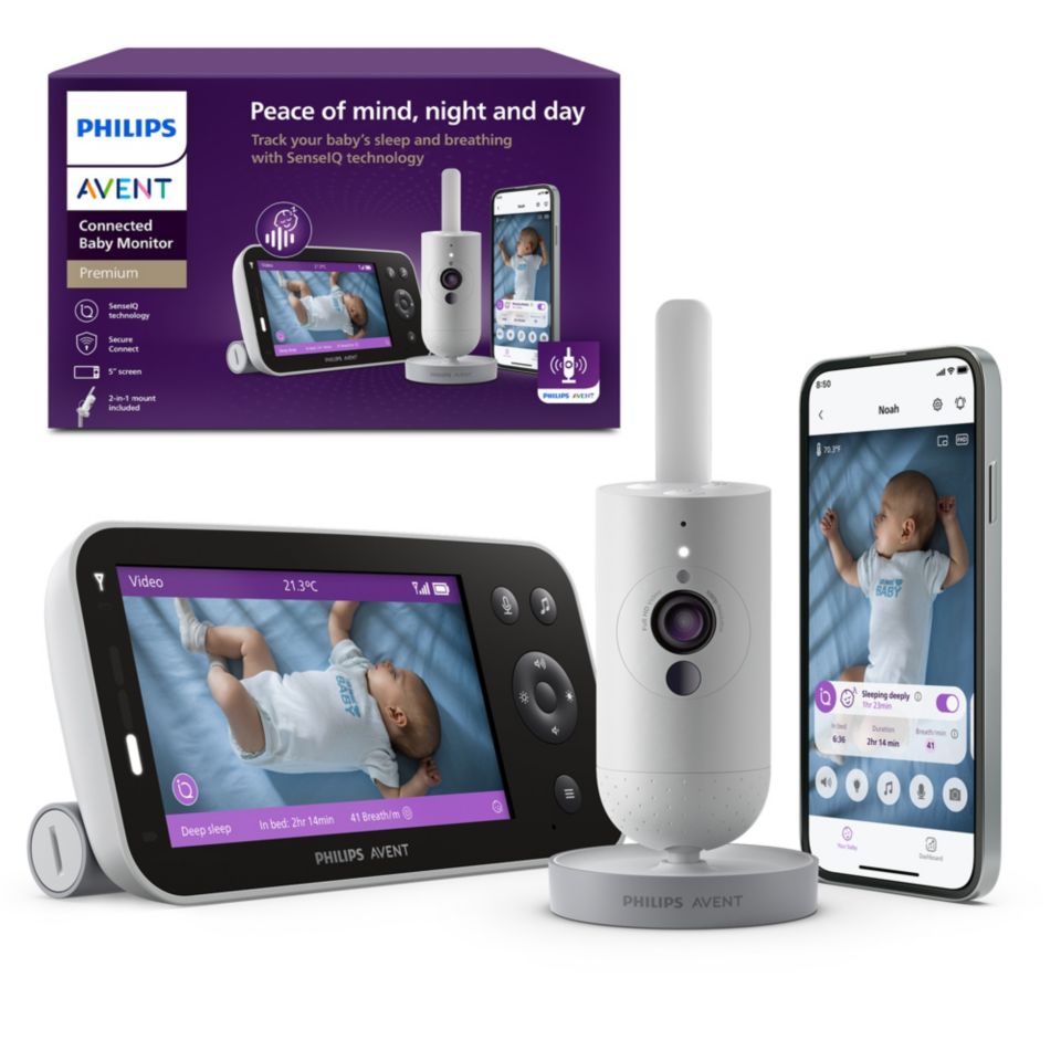 Premium Connected Baby Monitor Connecté SCD973/26 | Avent
