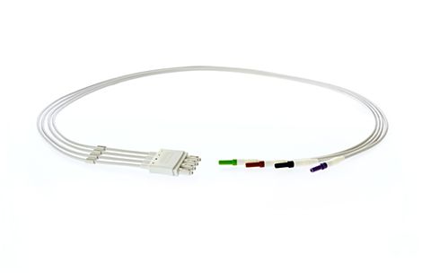 Philips - 4-Leadset, DIN-to-tab adapter, Chest IEC Lead Set