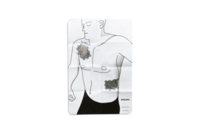 Adult Pad Placement Guide | Philips