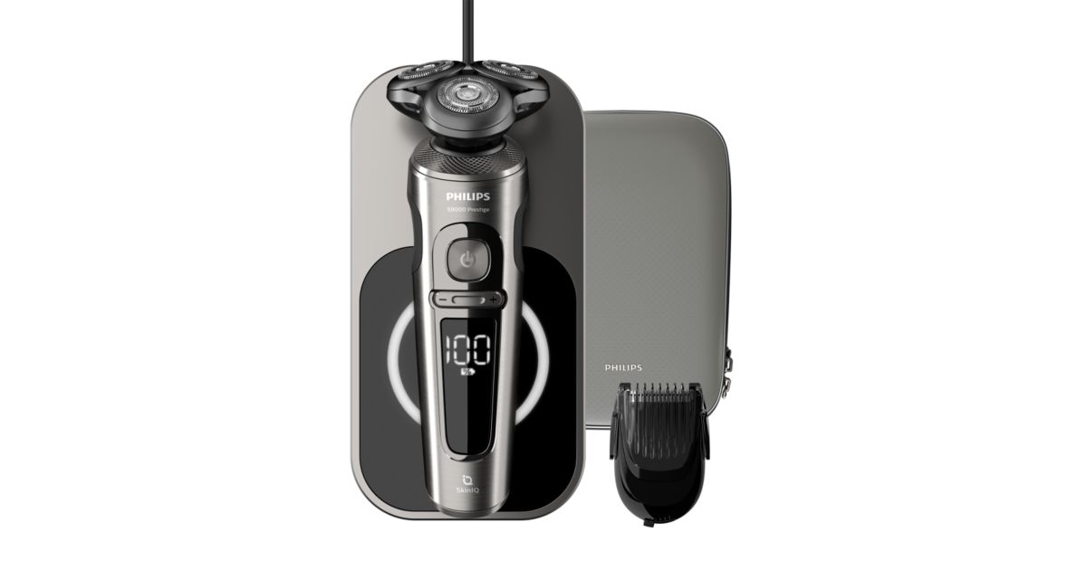 Shaver S9000 Prestige Wet and dry electric shaver, Series 9000 SP9860 ...