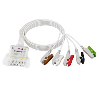 Philips - 5 lead set Disp., Telemetry, AAMI Telemetry Lead Set