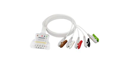 Philips - 5 lead set Disp., Telemetry, AAMI Telemetry Lead Set