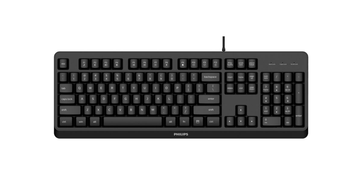 2000 series Wired keyboard SPK6207BL/01 | Philips