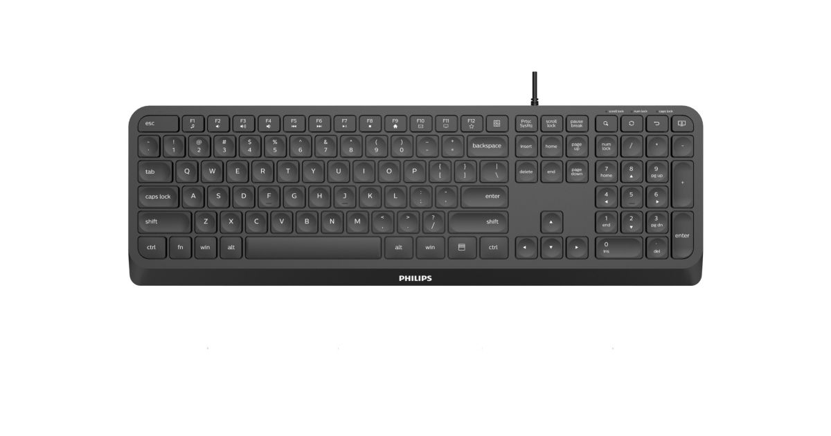 2000 series Wired keyboard SPK6207B/40 | Philips