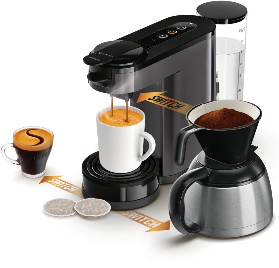 Switch 3in1 Kaffemaskine Base HD6593/20 | SENSEO®