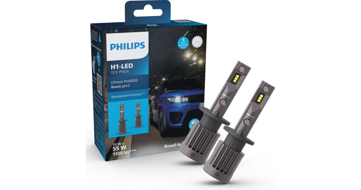 Ultinon Pro6000 Boost Car headlights bulb LUM11258U60B2X2/10 | Philips