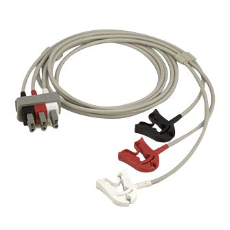 Philips - Shielded 3 lead Grabbers safety AAMI Lead Set - Philips