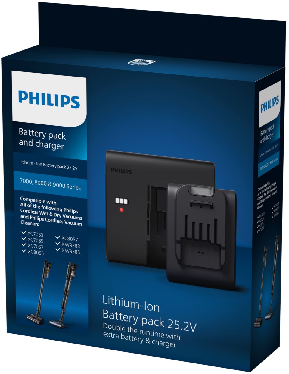 Battery pack and charger Lithium-Ionen-Akku 25,2 V XV1797/01 | Philips