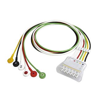 Philips - 6 lead set Snap IEC Telemetry Lead Set