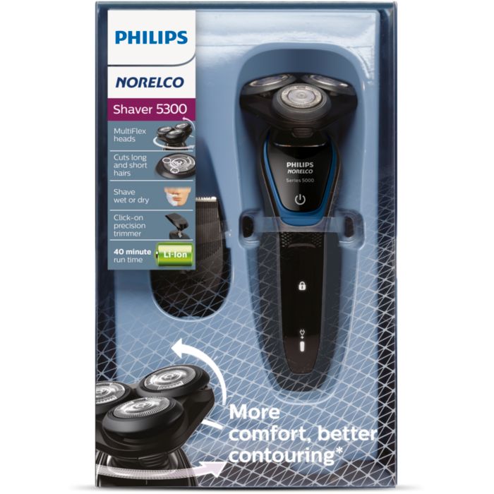 Shaver 5100 Wet dry electric shaver Series 5000 S5203 81 Norelco