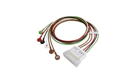 Philips - 6 lead set Snap AAMI Tele lead set with detachable shield