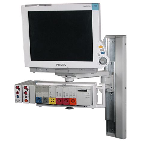 IntelliVue MP60/MP70 GCX Variable Height Wall Mount | Philips Healthcare