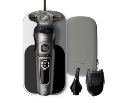 Shaver S9000 Prestige Wet and dry electric shaver, Series 9000 SP9871 ...