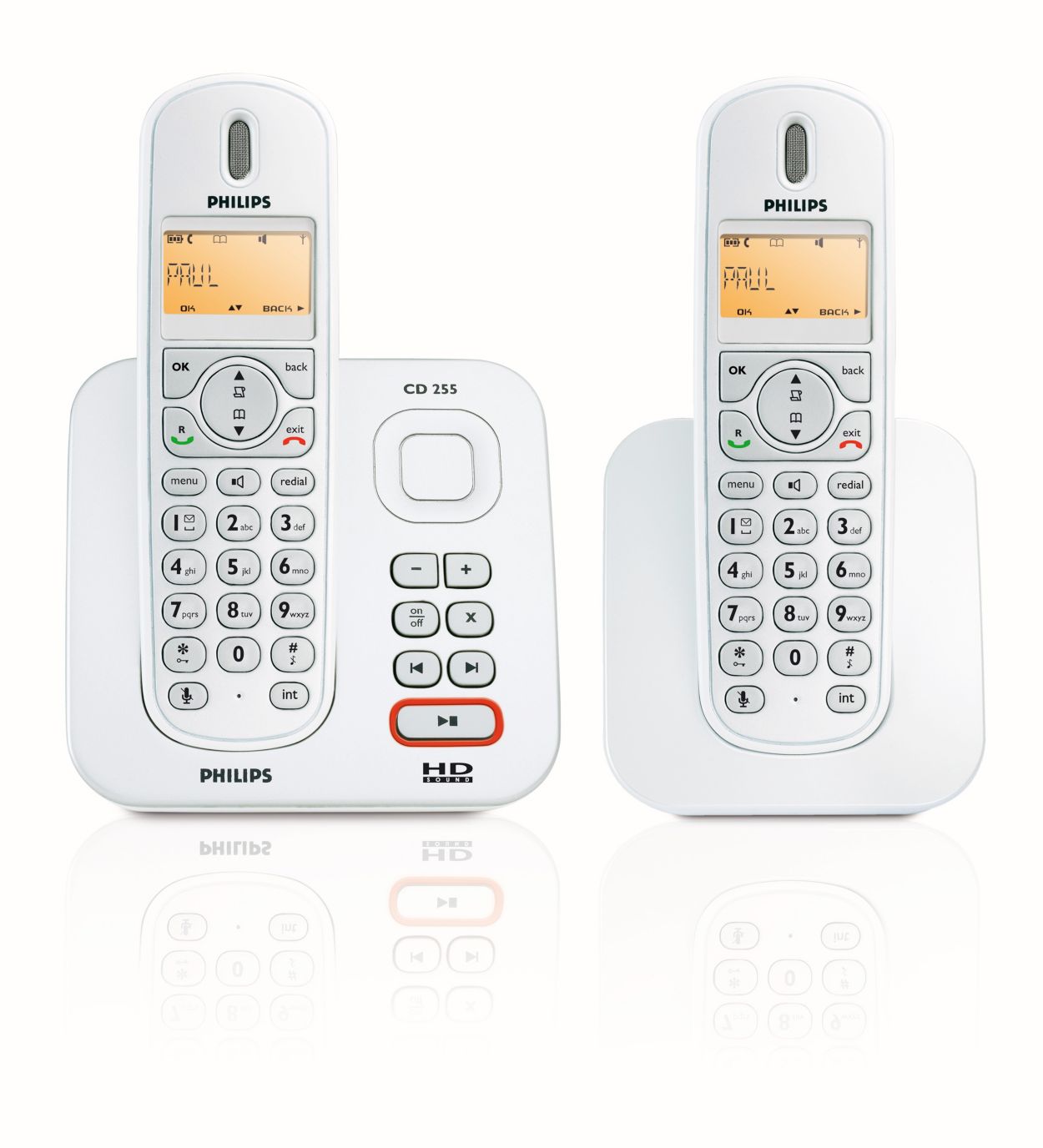 Cordless phone answer machine CD2552S/05 | Philips