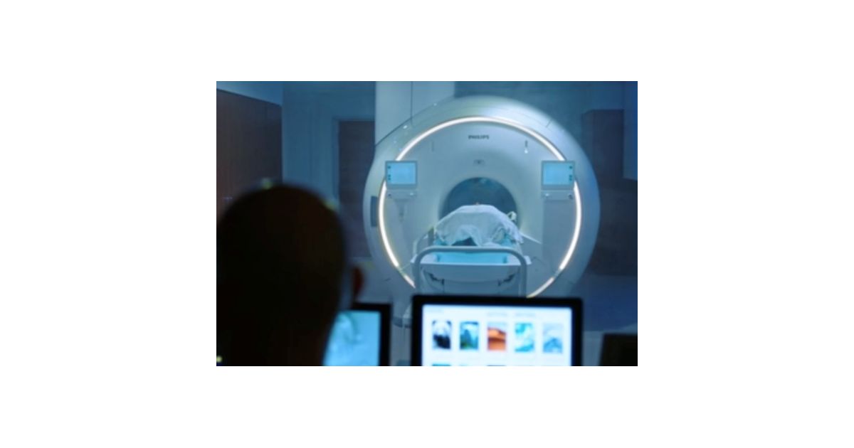 Help de angst van de patiënt te verminderen tijdens een MRI van het ...