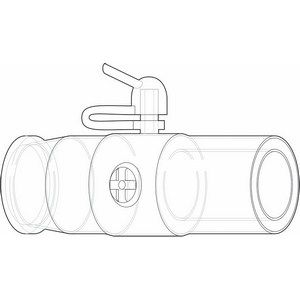 Disposable Fixed Exhalation Port (DEP) with Cap Single-use Exhalation ...