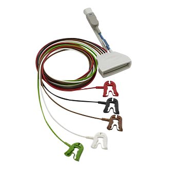 Philips - Patient Cable ECG 5 lead Grabber AAMI + SpO2, Tele