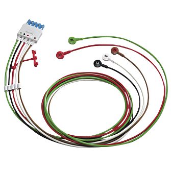 Philips - 5 lead set Snap AAMI ICU Lead Set