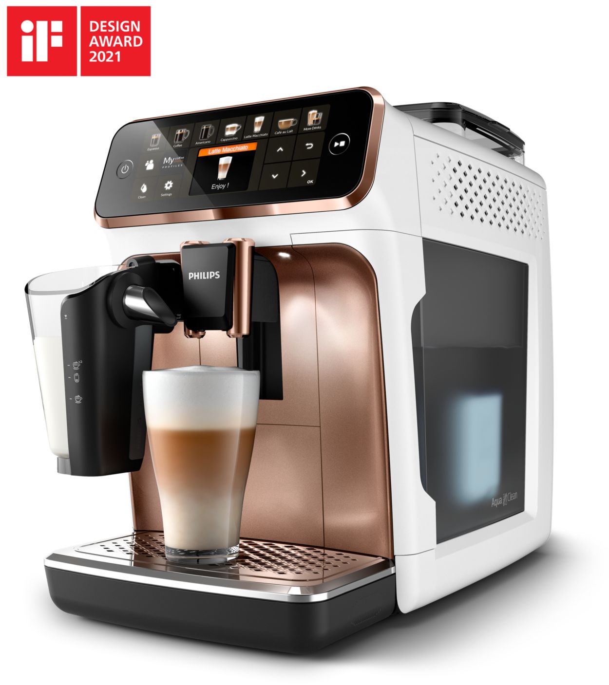 Philips 5400 Series Полностью автоматическая эспрессо-кофемашина EP5443 ...