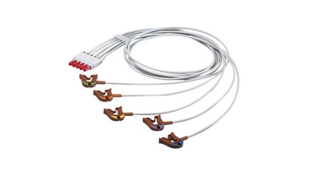 Philips - 5 lead set Grabber chest, AAMI ICU Lead Set
