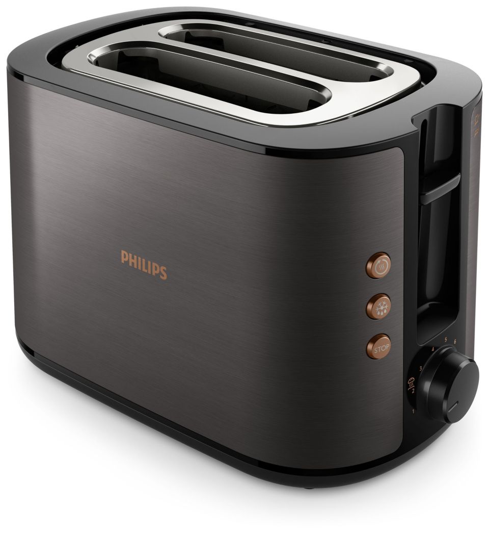 5000 Series Toaster in Black & Copper HD2650/31 | Philips