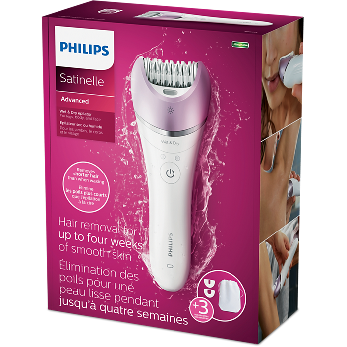 Satinelle Advanced Wet & Dry epilator BRE615/00 | Philips Satinelle Advanced Wet & Dry epilator BRE615/00 | Philips