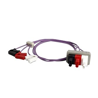 Philips - 3 lead Miniclip lead set AAMI, color purple Lead Set - Philips